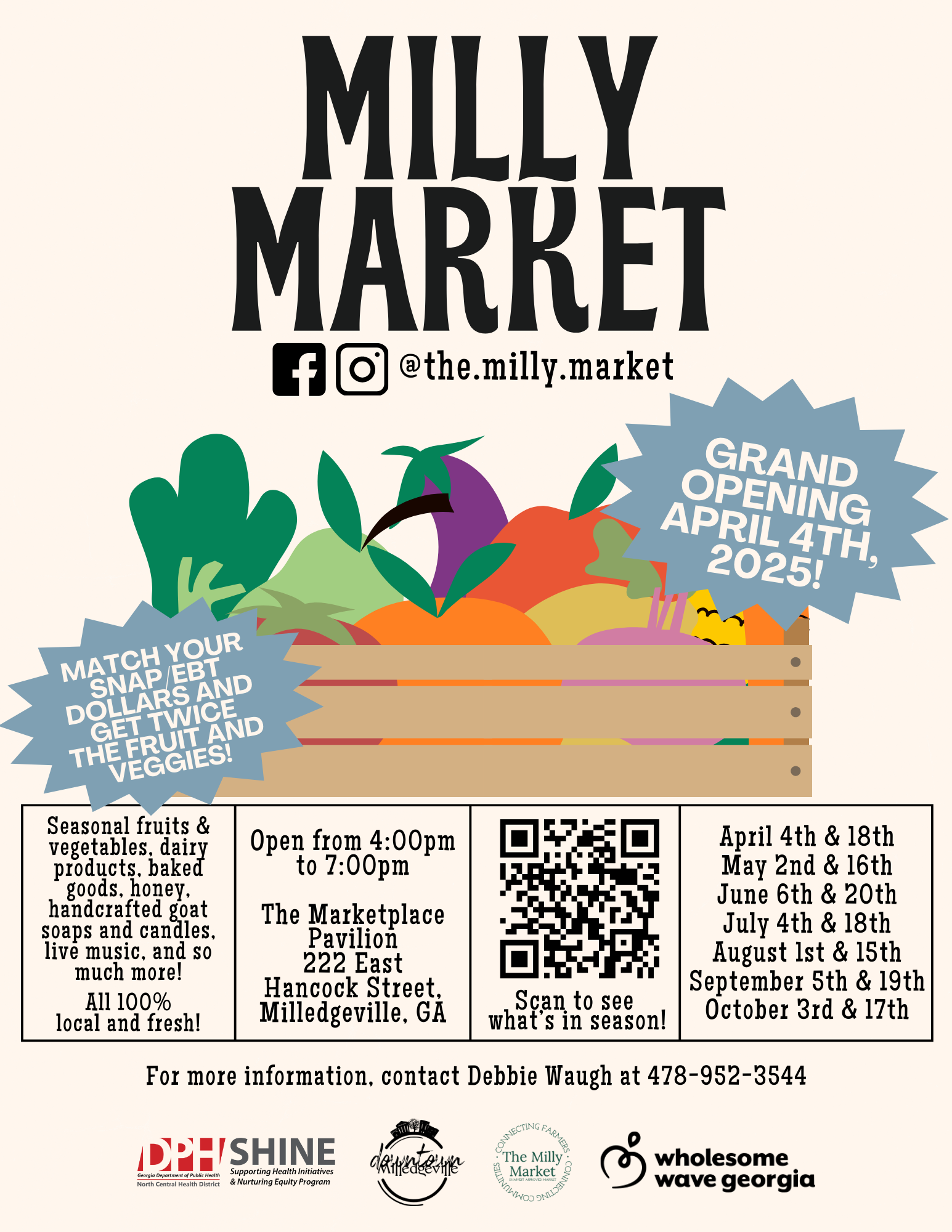 The Milly Market - Farmers market in Milledgeville, Georgia